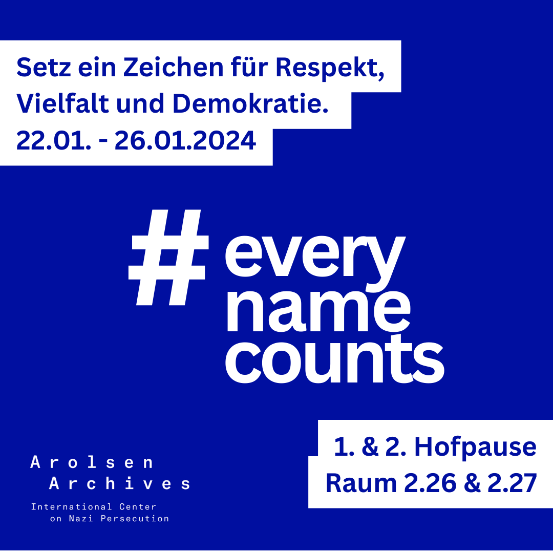 #everynamecounts-Challenge zum Holocaust-Gedenktag - Gymnasium Südstadt